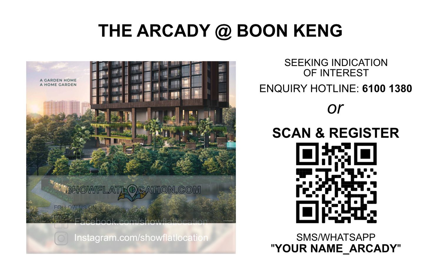 The Arcady at Boon Keng Showflat 6100 1380 | Showroom Hotline
