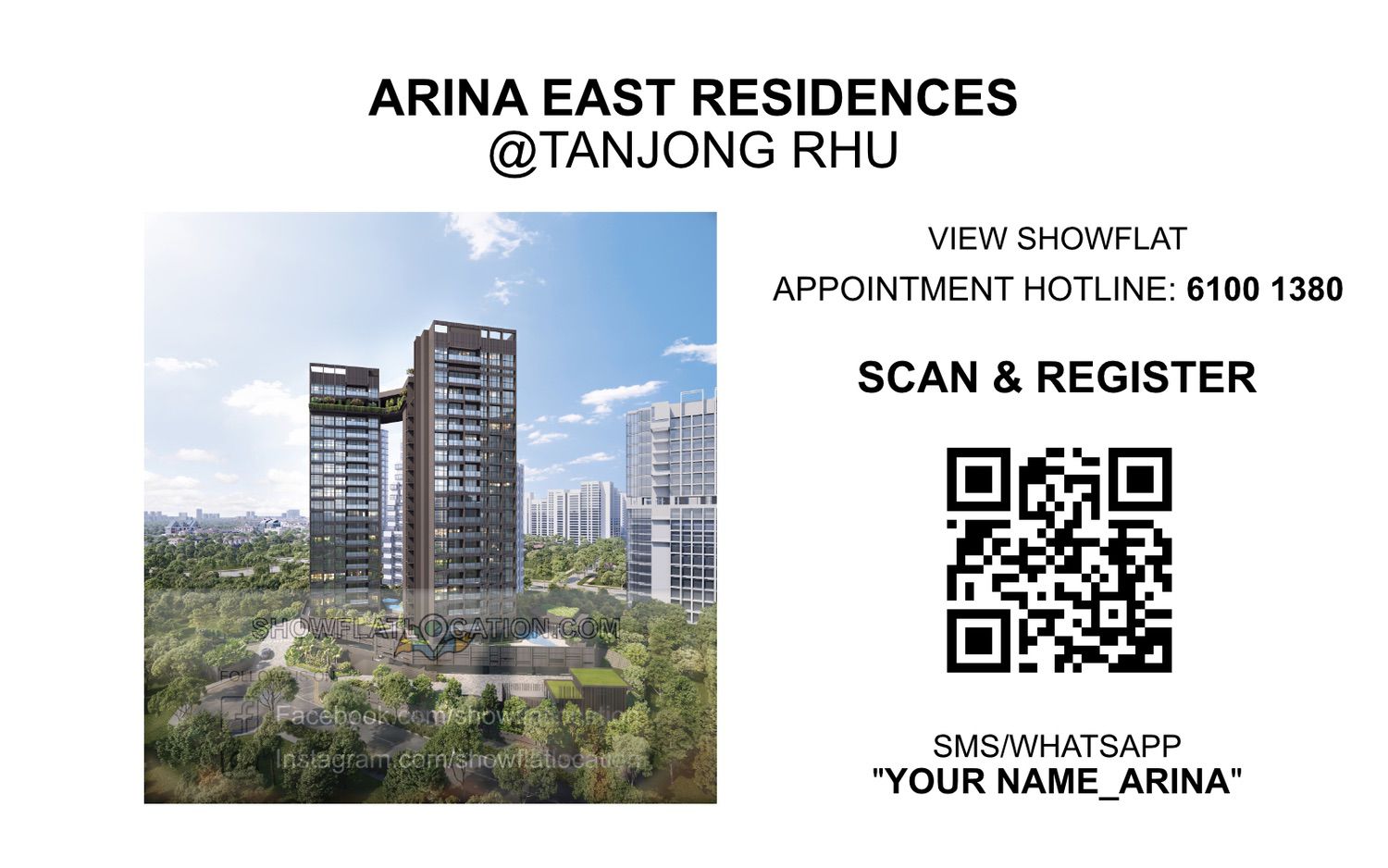 Arina East Residences Showflat | Showroom: 91505616